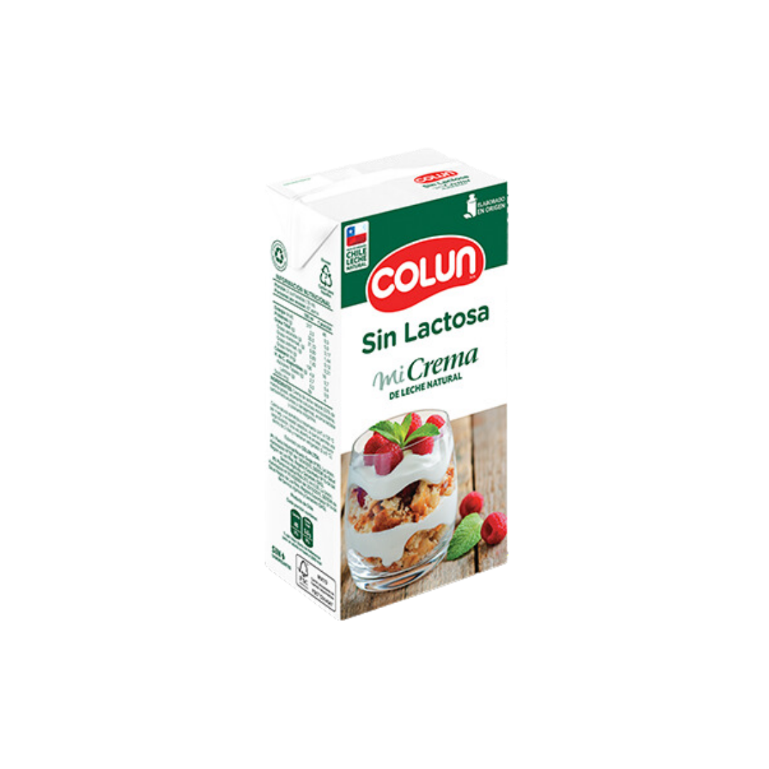 CREMA DE LECHE COLUN SIN LACTOSA 1 LITRO - BigMarket