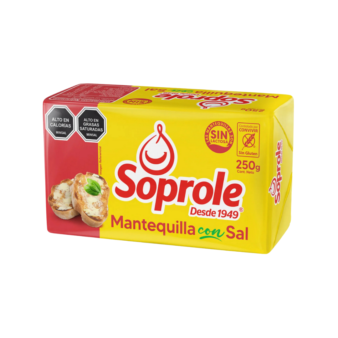 MANTEQUILLA CON SAL SOPROLE 250GRS - BigMarket