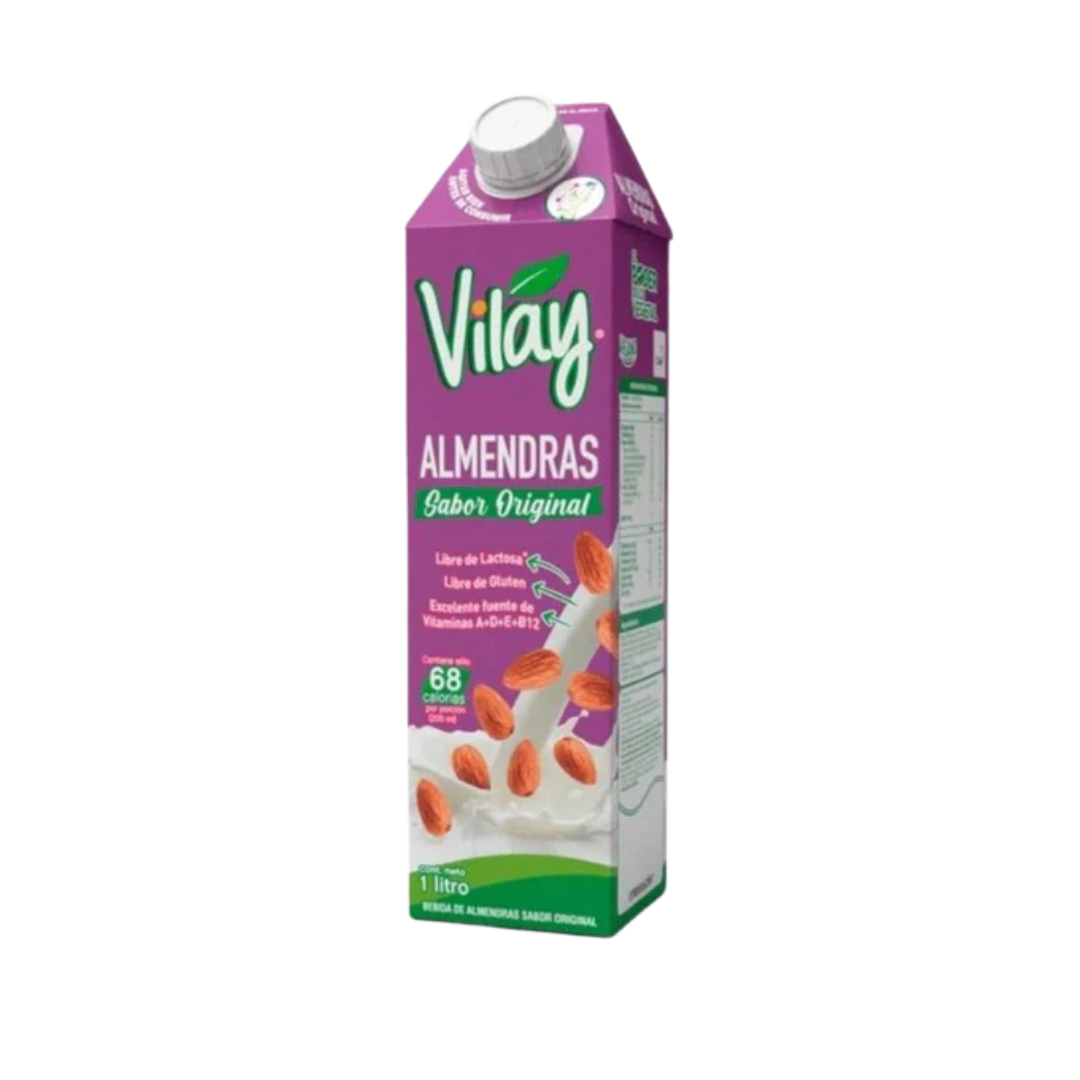 LECHE VEGETAL VILAY ALMENDRAS ORIGINAL 1 LITRO - BigMarket